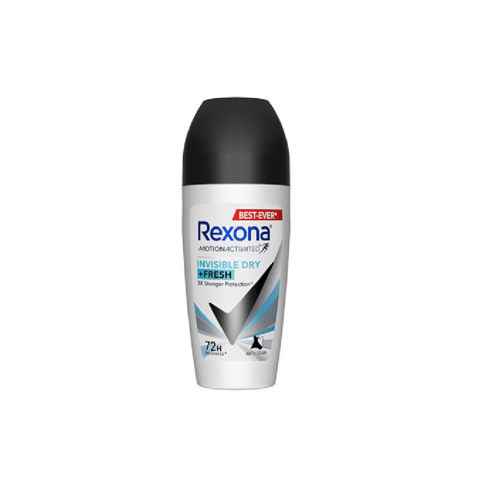 REXONA ROLL ON MOTION ACTIVATED INVISIBLE DRY FRESH 45 ML – Al-Fatah