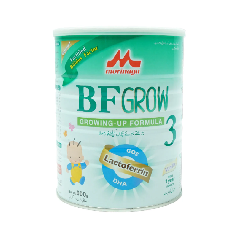 MORINAGA BF-3 GROWING UP FORMULA VANILLA TIN 900 GM – Al-Fatah