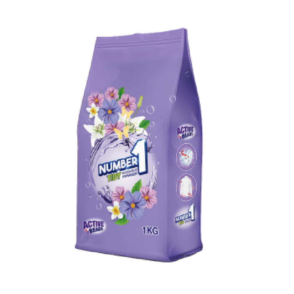 NUMBER 1 TIDY WASHING POWDER 1 KG – Al-Fatah