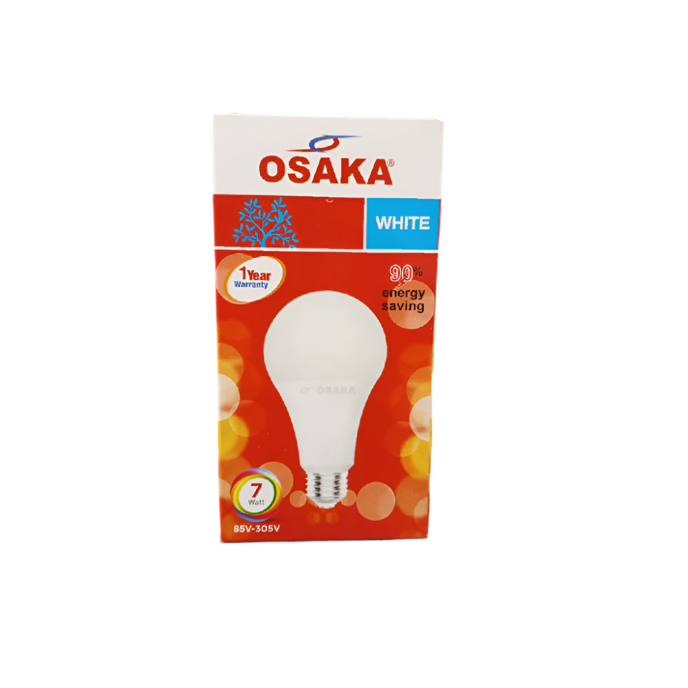 OSAKA 7 WATT DAY LIGHT LED BULB E27 – Al-Fatah