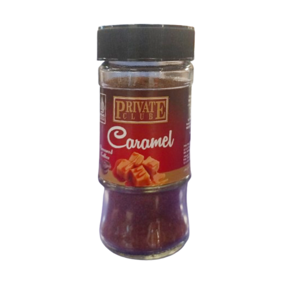 PRIVATE CLUB COFFEE CARAMEL 50 GM – Al-Fatah