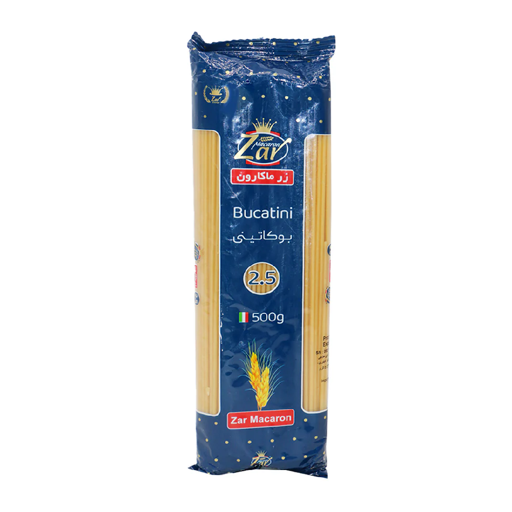 ZAR BUCATINI PASTA 500 GM – Al-Fatah