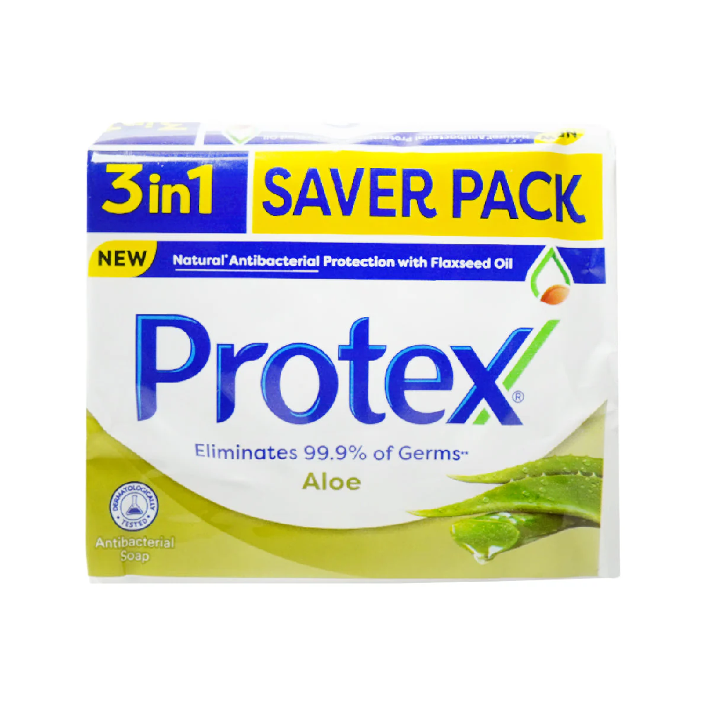 PROTEX BEAUTY SOAP ALOE 3X130 PACK – Al-Fatah