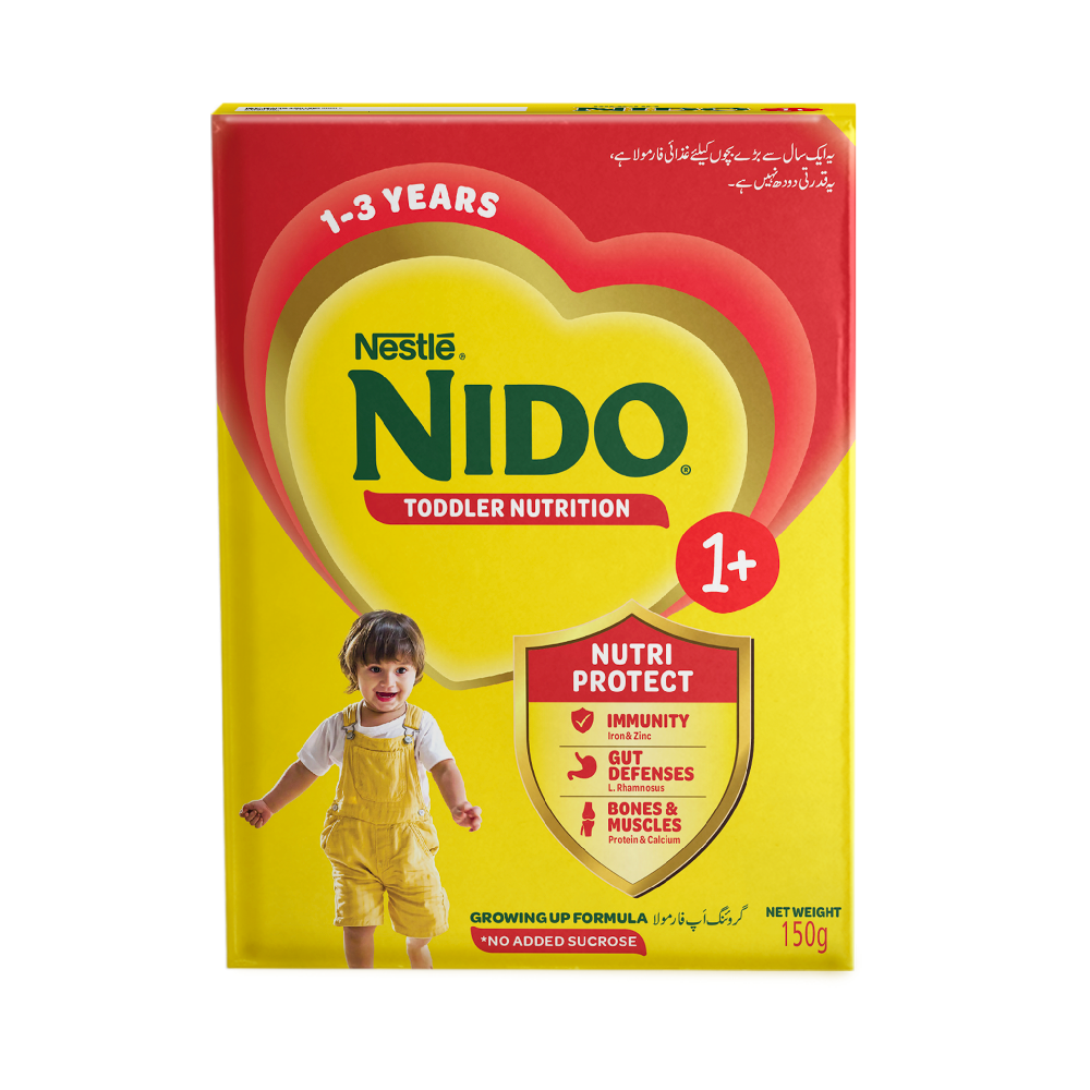 NESTLE NIDO GROWING FORMULA 1+ 150GM – Al-Fatah