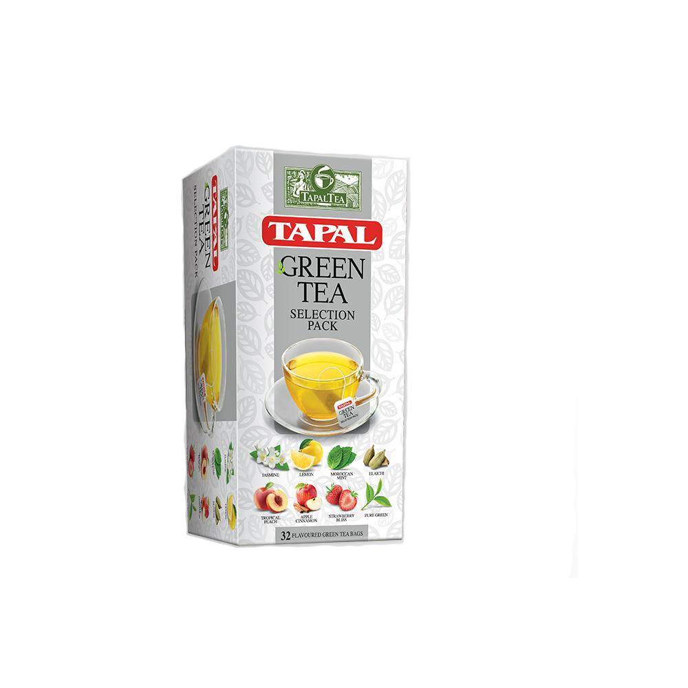 TAPAL GREEN TEA BAGS SELECTION PACK 32 BAGS 48 GM – Al-Fatah