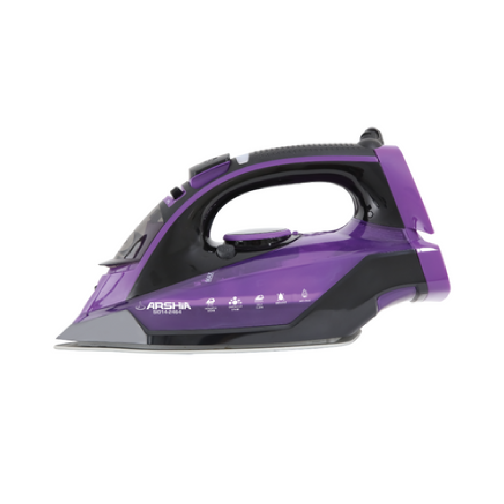 Arshia Steam Iron Dark Purple - Steam Iron Price – Al-Fatah