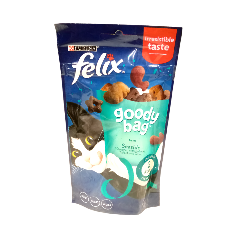 PURINA FELIX CAT BISCUIT GOODY BAG SEASIDE MIX 60 GM – Al-Fatah