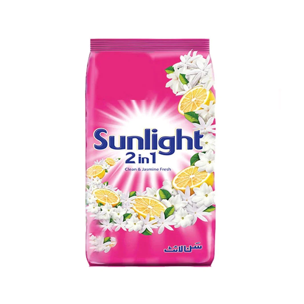 SUNLIGHT WASHING POWDER 2IN1 CLEAN & JASMINE FRESH 400 GM – Al-Fatah