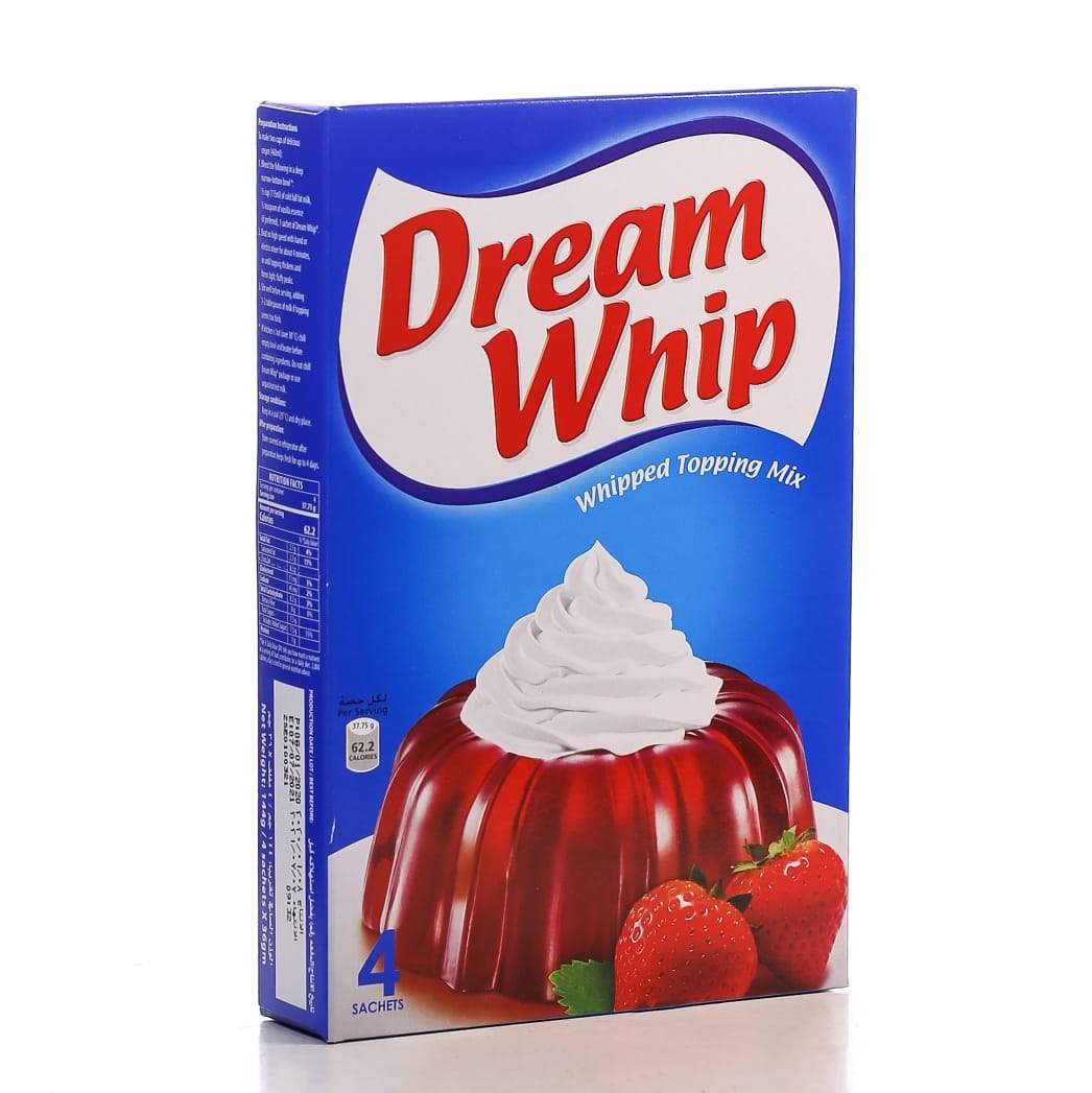 DREAM WHIPPED TOPPING MIX 144 GM – Al-Fatah