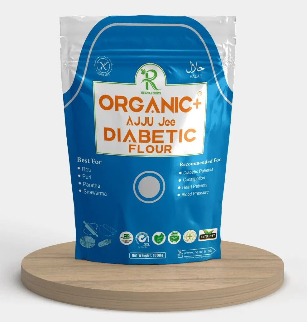 ORGANIC AJJU JEE DIABETIC FLOUR 1000GM – Al-Fatah