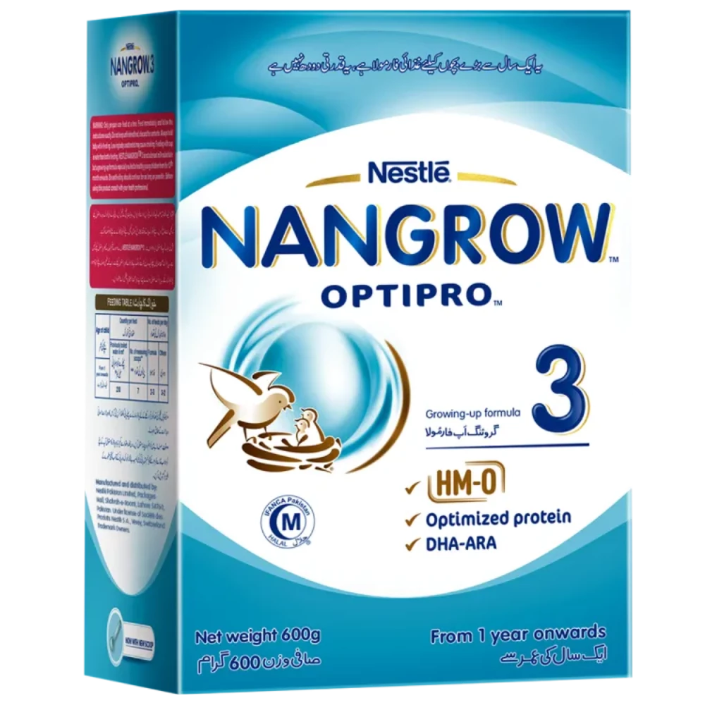 NESTLE MILK POWDER NANGROW 3 OPTIPRO 600 GM – Al-Fatah