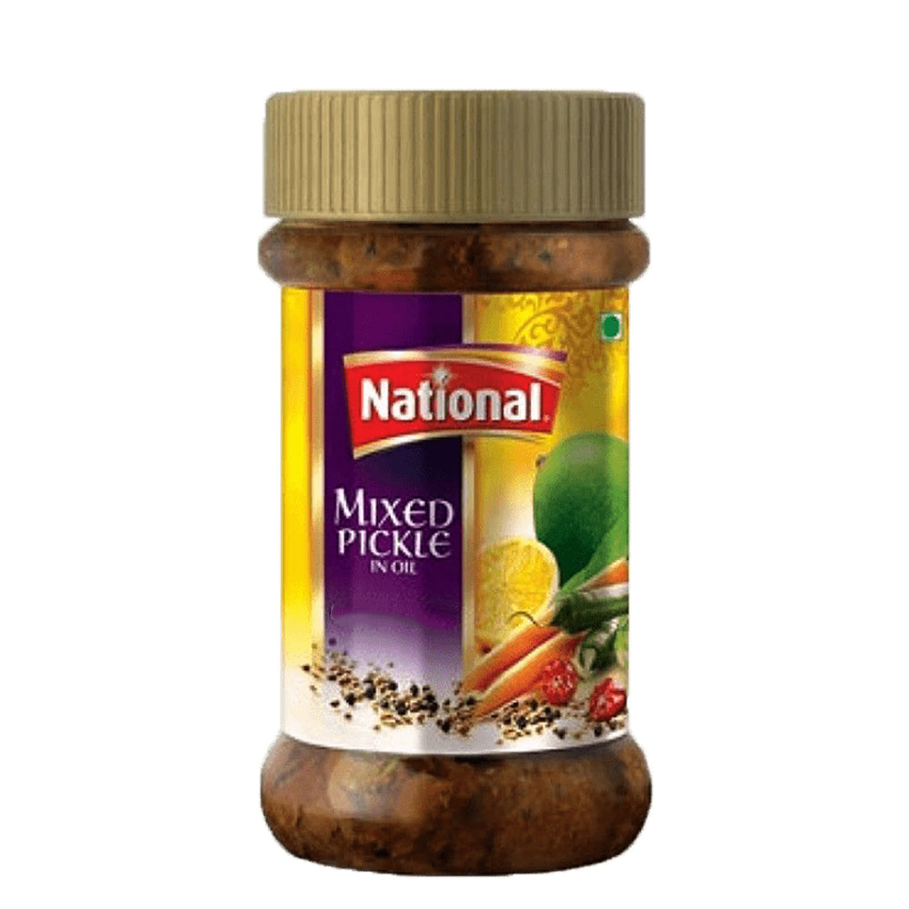 NATIONAL MIX PICKLE HYDERABADI IN OIL 370 GM – Al-Fatah