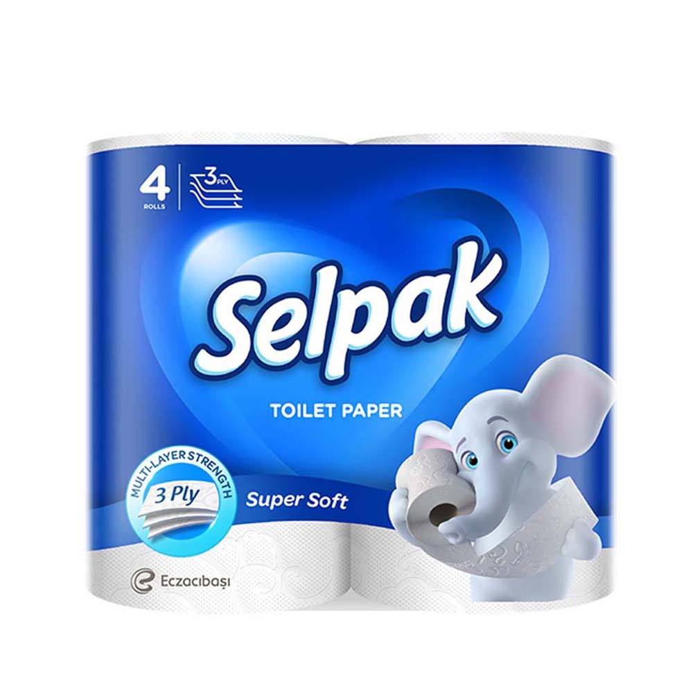 SELPAK TOILET ROLL SUPER SOFT 4PC PACK – Al-Fatah