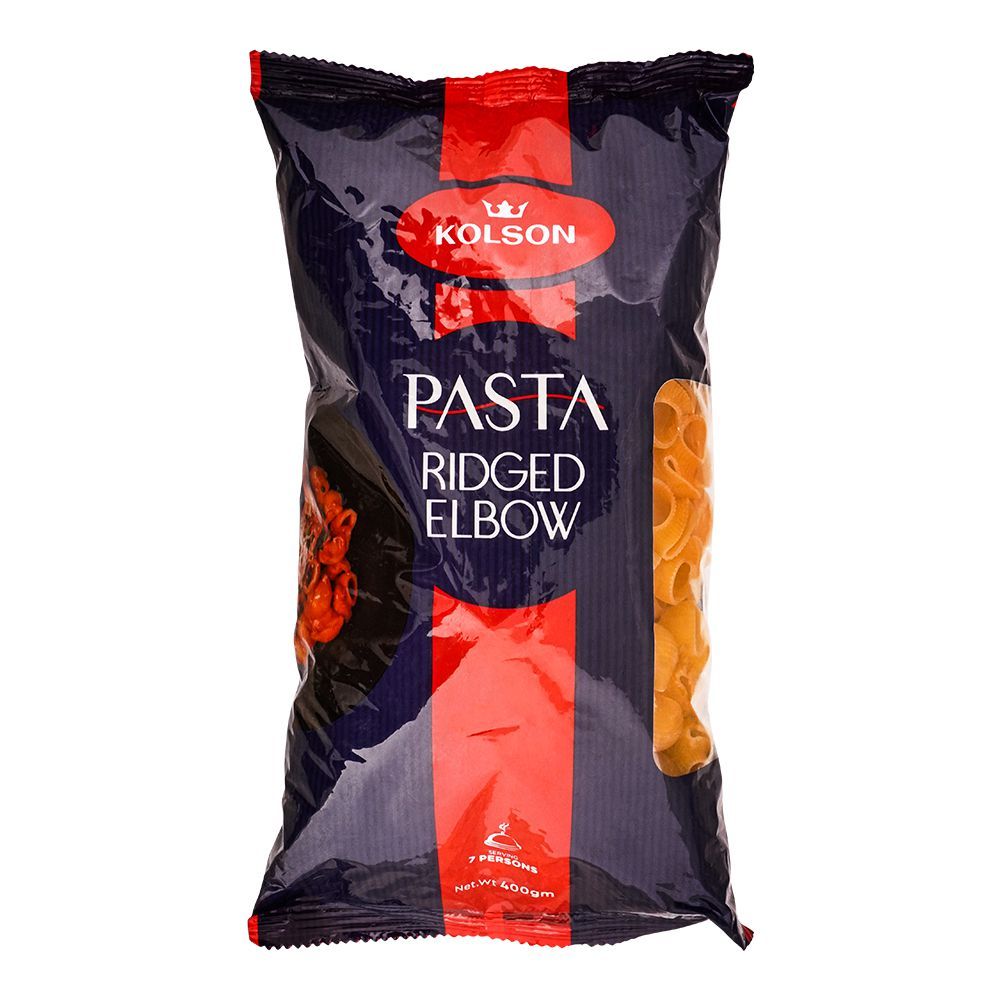 KOLSON MACARONI RIDGED ELBOW 400 GM – Al-Fatah