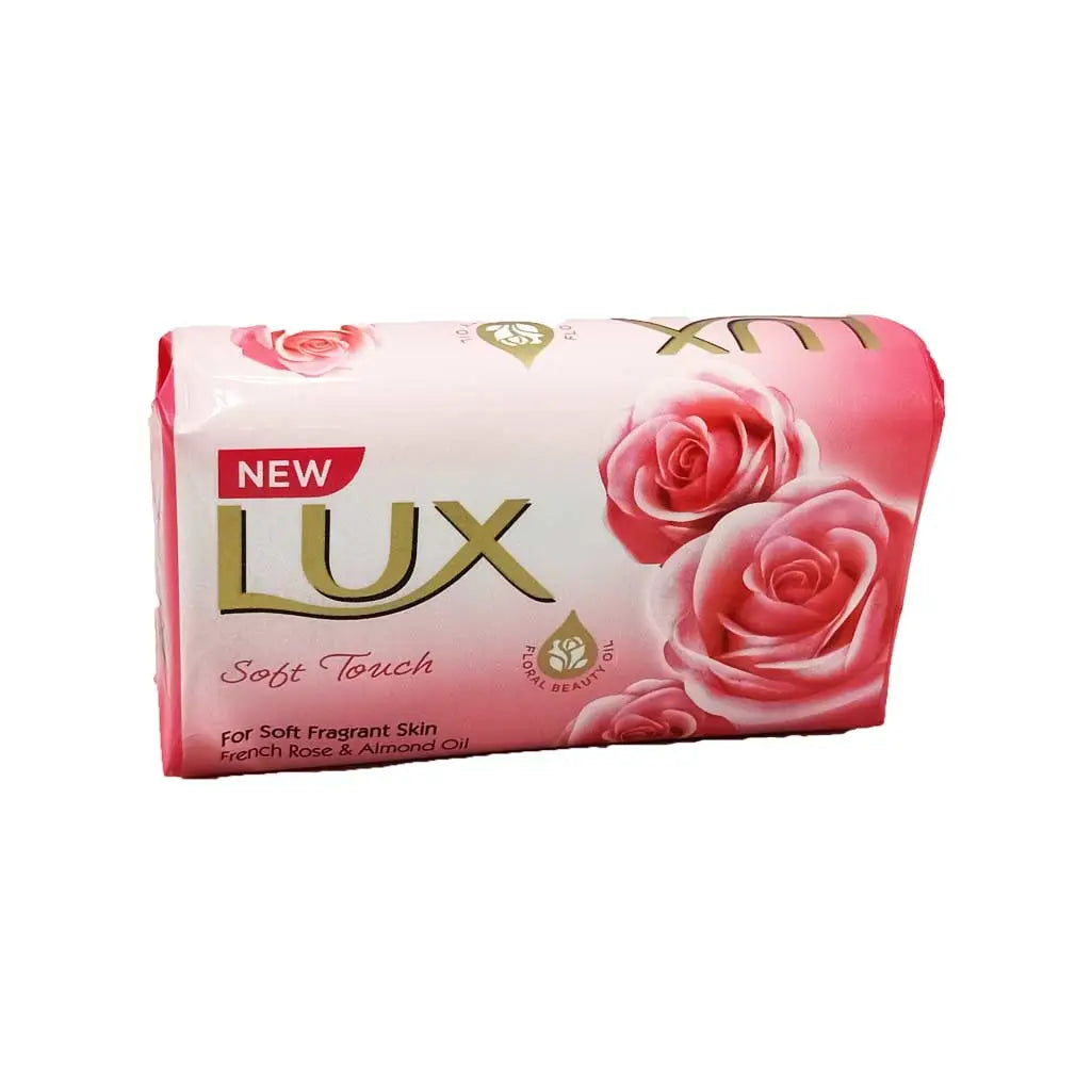LUX SOAP SOFT TOUCH FRENCH ROSE AND ALMOND OIL 135 GM – Al-Fatah