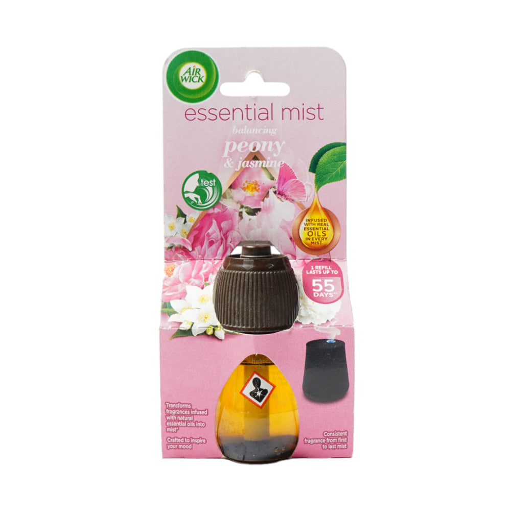 AIR WICK AIR FRESHNER PEANY & JASMINE ESENTIAL MIST 25 ML – Al-Fatah