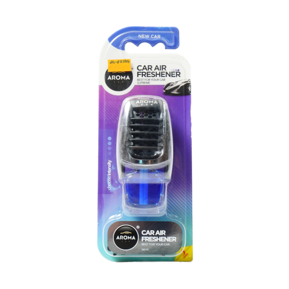 AROMA CAR AIR FRESHENER SUPREME NEW CAR 7ML – Al-Fatah