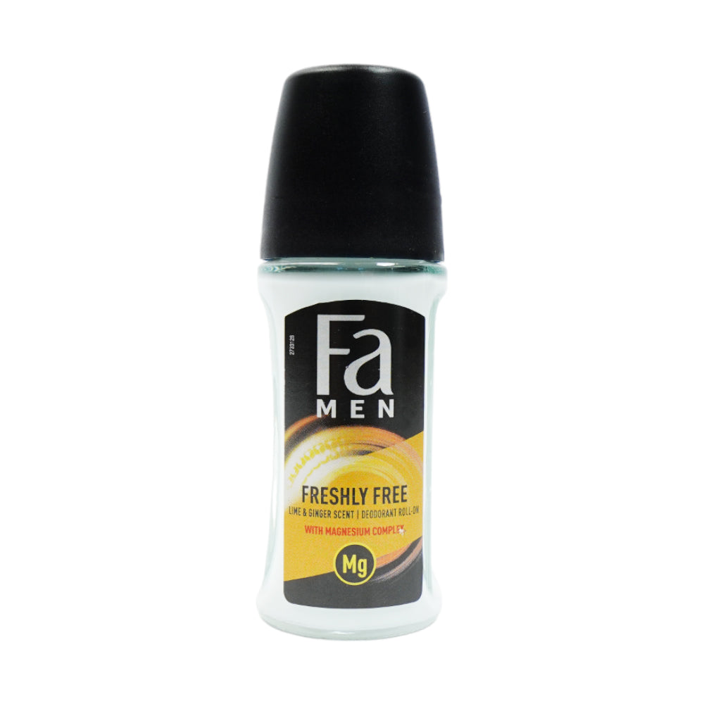 FA MEN DEO ROLL ON FRESHLY FREE LIME & GINGER 50 ML – Al-Fatah