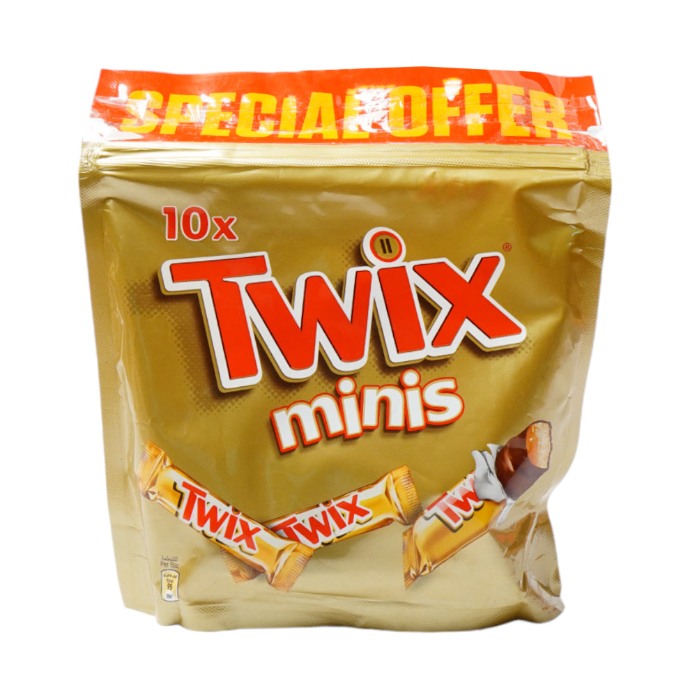 TWIX CHOCOLATE MINIS BAG 10 PC 200 GM – Al-Fatah