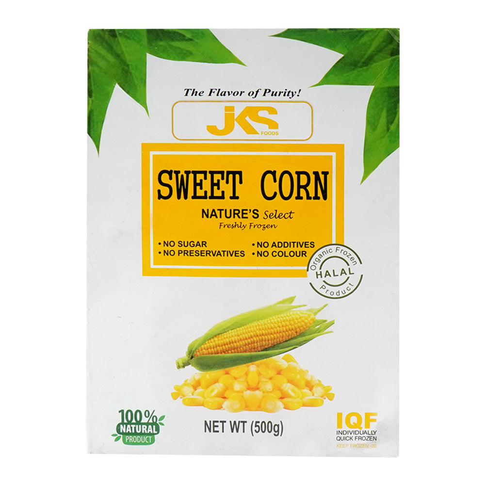 JKS NATURES SELECT FRESHLEY FROZEN SWEET CORN BOX 500GM – Al-Fatah