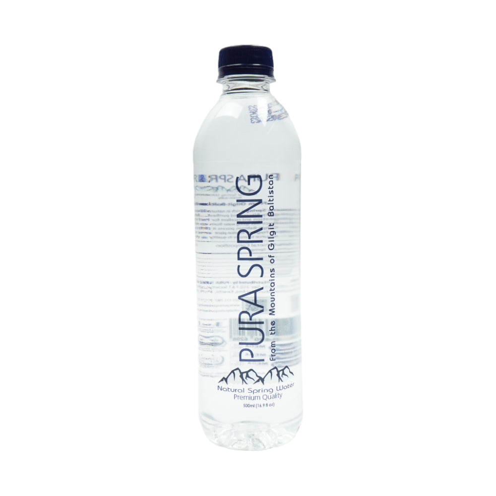 PURA SPRING NATURAL SPRING WATER BOTTLE 500 ML – Al-Fatah