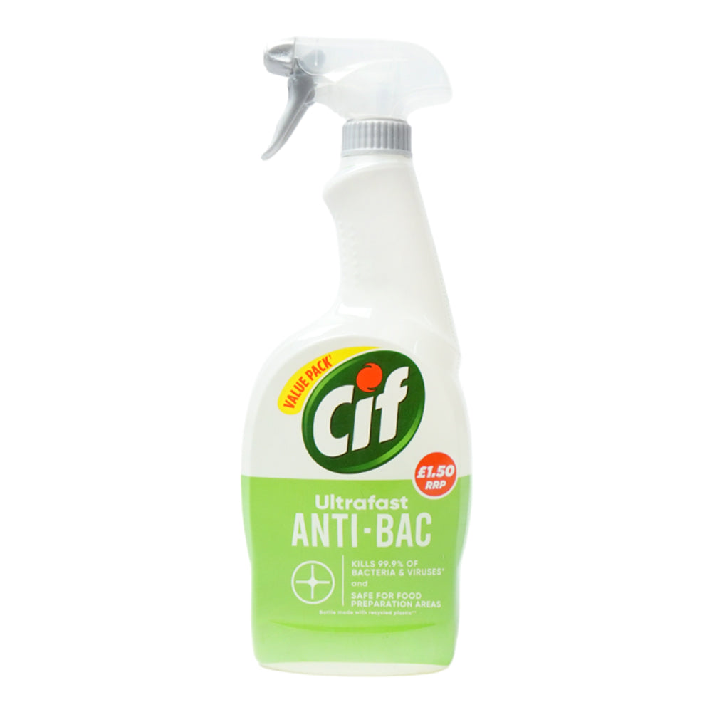 CIF CLEANER ANTI-BAC ULTRAFAST 750 ML – Al-Fatah