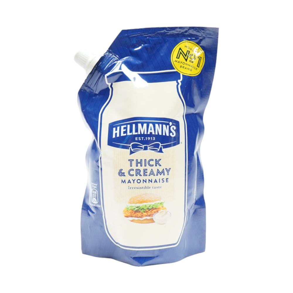 HELLMAN REAL MAYO THICK & CREMY 475 ML – Al-Fatah