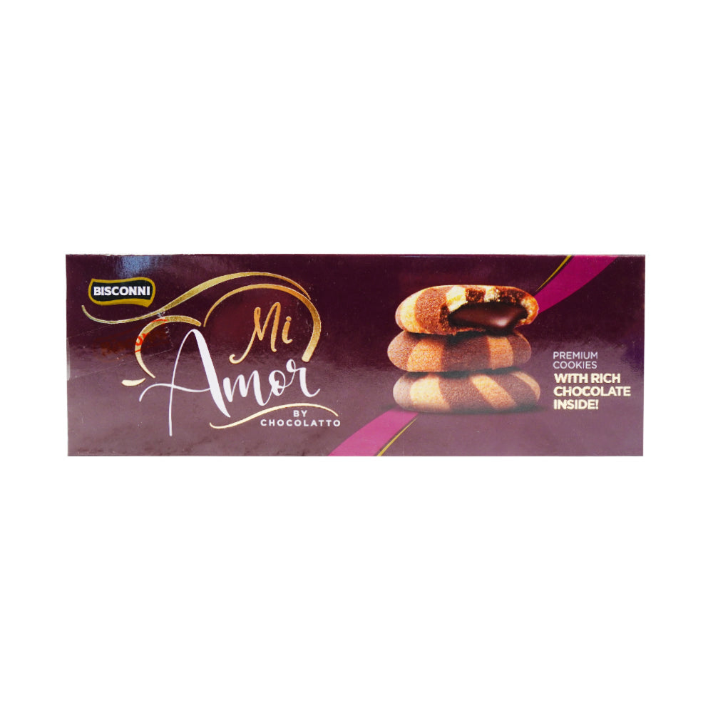 BISCONNI MI AMOR PREMIUM COOKIES WITH RICH CHOCOLATE 180 GM – Al-Fatah