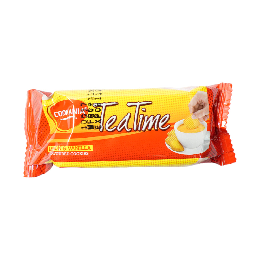 COOKANIA TEA TIME LEMON & VANILLA COOKIES HR 60 GM – Al-Fatah
