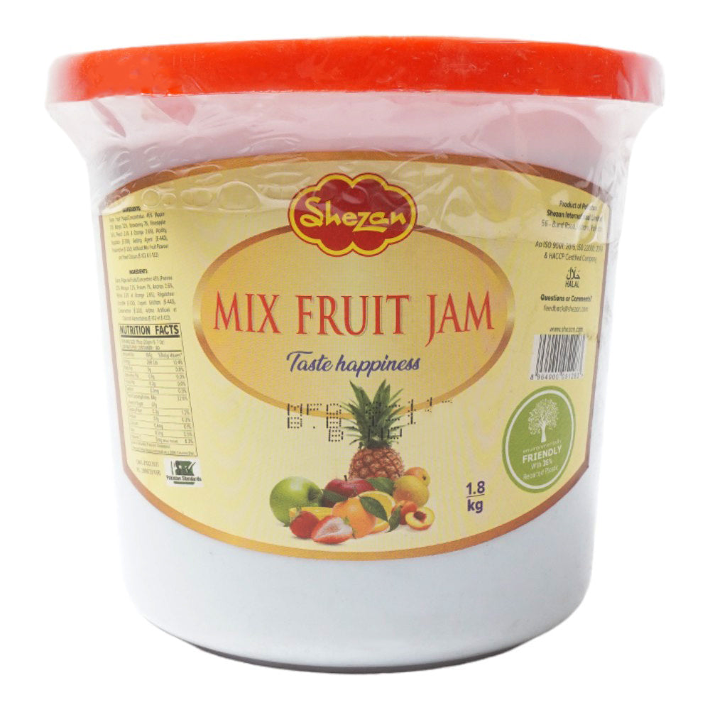 SHEZAN MIXED FRUIT JAM 1.8 KG – Al-Fatah