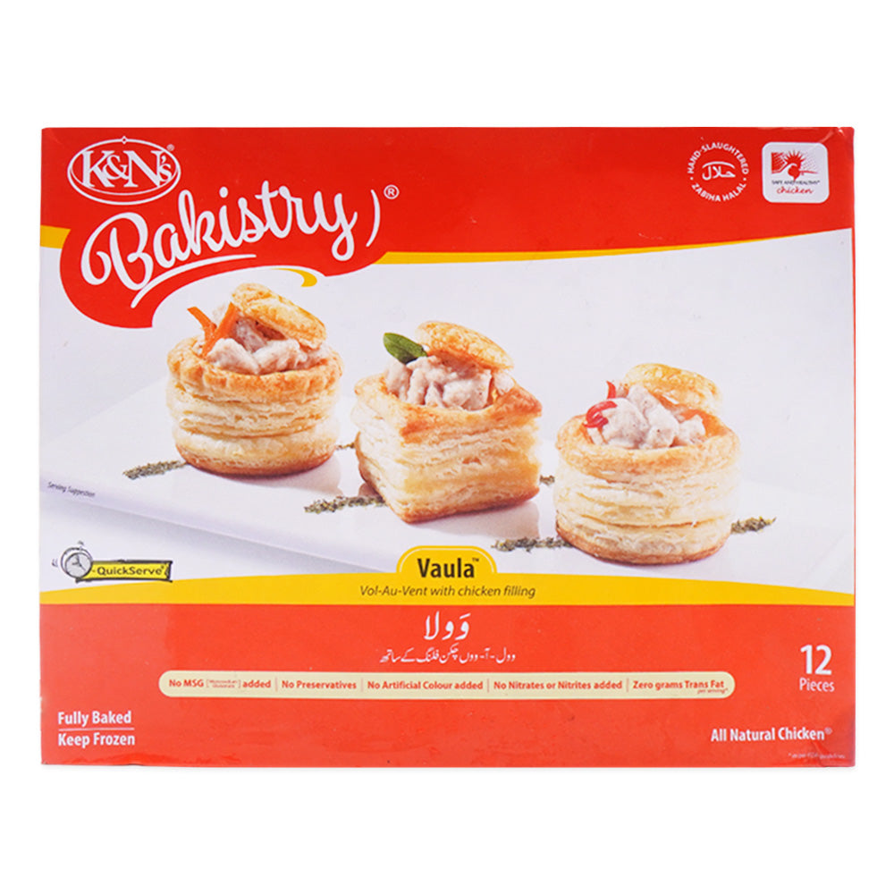 K AND N BAKISTRY VAULA CHICKEN FILLING 12 PIECES 392 GM – Al-Fatah