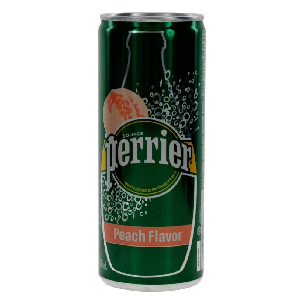 PERRIER WATER PEACH FLAVOR 250 ML – Al-Fatah