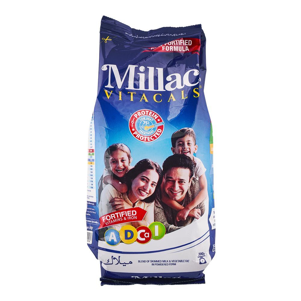 MILLAC INSTANT MILK POWDER POUCH 390 GM – Al-Fatah